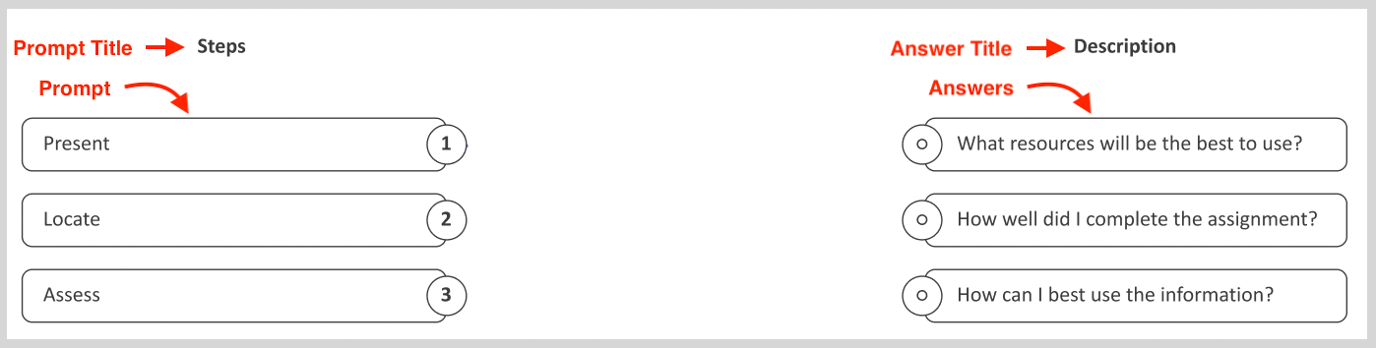 What are “Matching” type of questions? (new)
