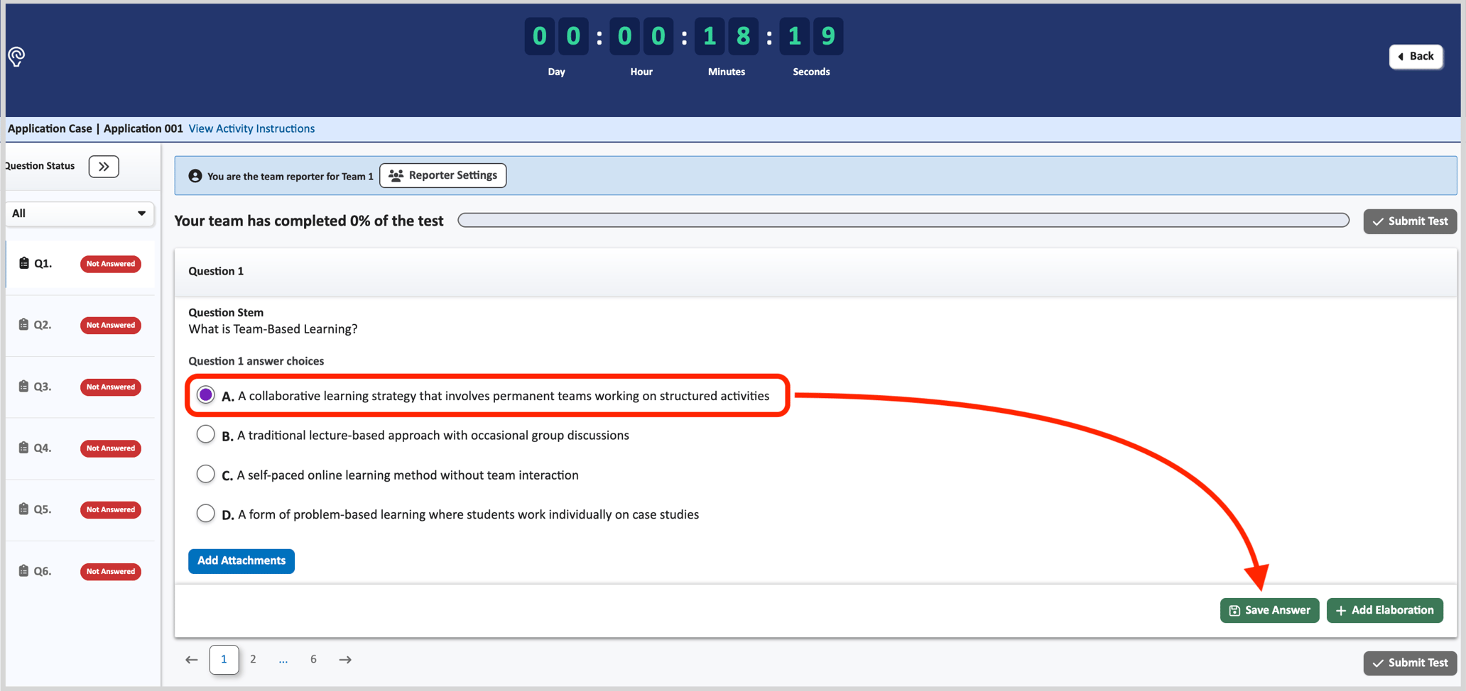 How to take an Application Case from a student's perspective